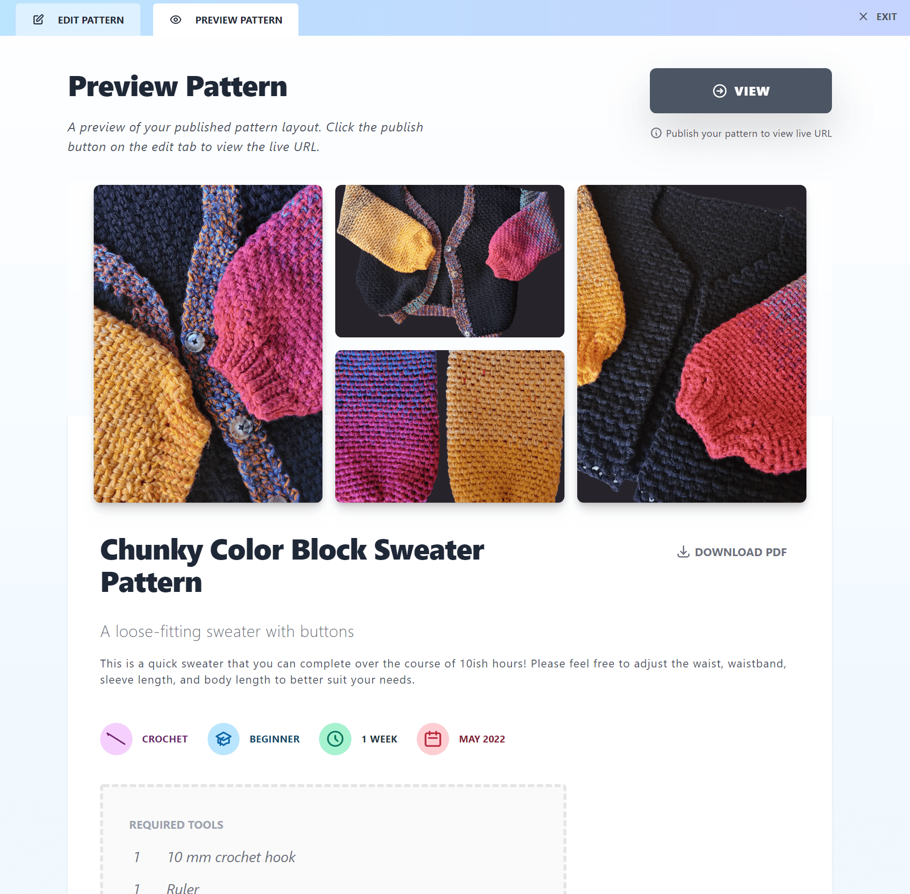 Free Crochet Pattern Builder | Easy